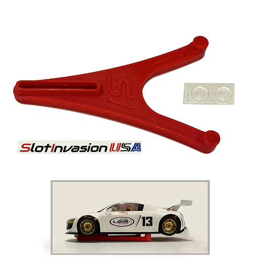 SlotInvasion STNDR 1/32 Slot Car Display Stand - Red : LEB Hobbies ...